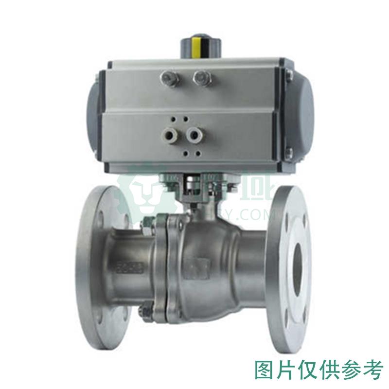 哈电阀门 气动球阀，Q641F-150LB/304 DN80(带气动装置） 售卖规格：1台【多少钱 规格参数 图片 采购】-西域