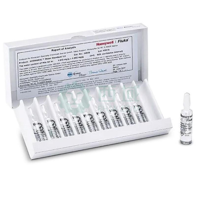 Fluka HYDRANAL WATER STANDARD 1.0,液体标准水样，CCAC-34828-40ML 水含量1.0mg H2O/g ...
