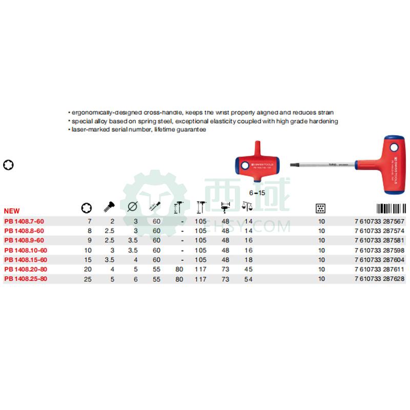 PB SWISS TOOLS 扳手，型号：PB 1408.8-60【多少钱 规格参数 图片 采购】-西域