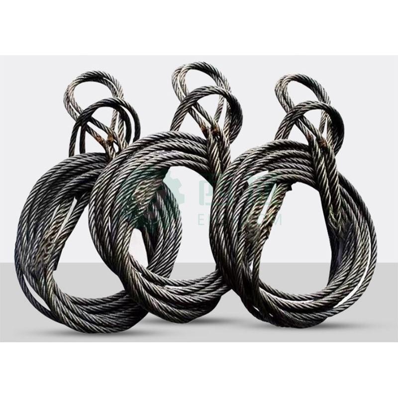 巨力 油性钢丝绳,Φ10×2m 额定载荷1t （手工编扣编好)/根【多少钱 规格参数 图片 采购】-西域