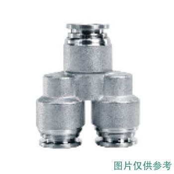 亚德客AirTAC 气动接头 全不锈钢接头 Y型三通，X-S6-PY6，SUS316【多少钱 规格参数 图片 采购】-西域