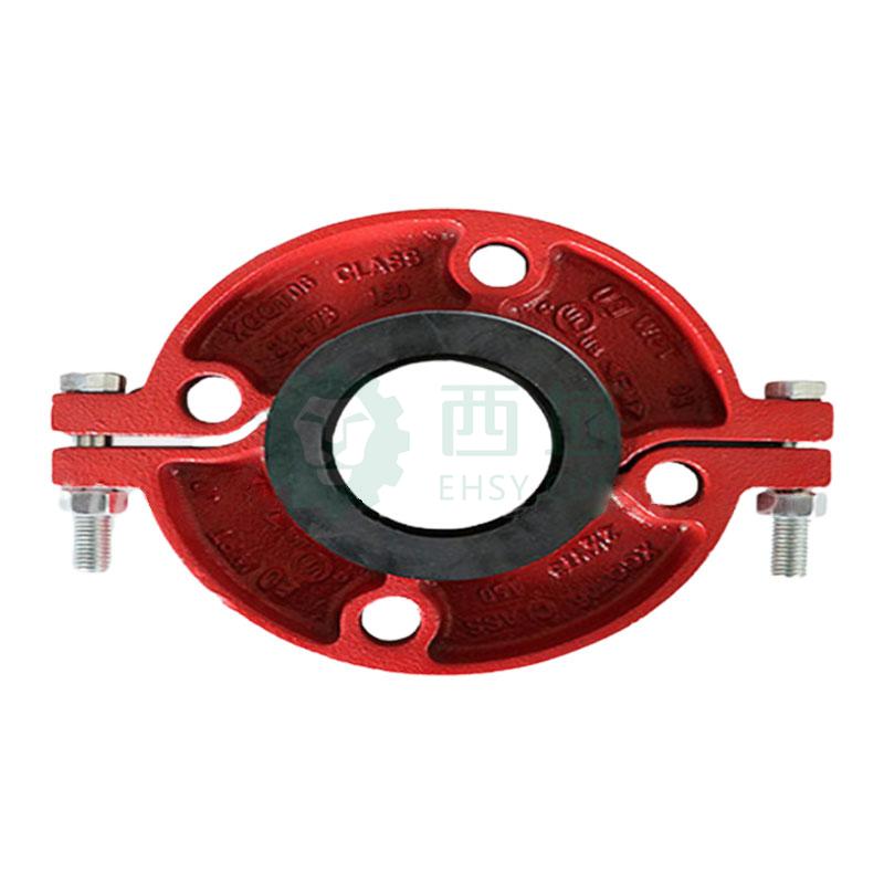 潍通 沟槽管件分体法兰，165mm，DN150，材质：球墨铸铁【多少钱 规格参数 图片 采购】-西域