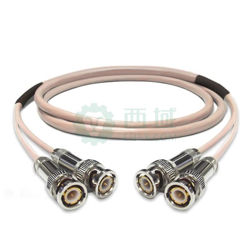 海乐 2M跳线BNCQ9-Q9，两兆E1接头成品跳线 syv-75-2-1同轴电缆DDF转接跳线 2芯 3米，2M-2Q9Q9-3M【多少钱 规格参数 图片 采购】-西域