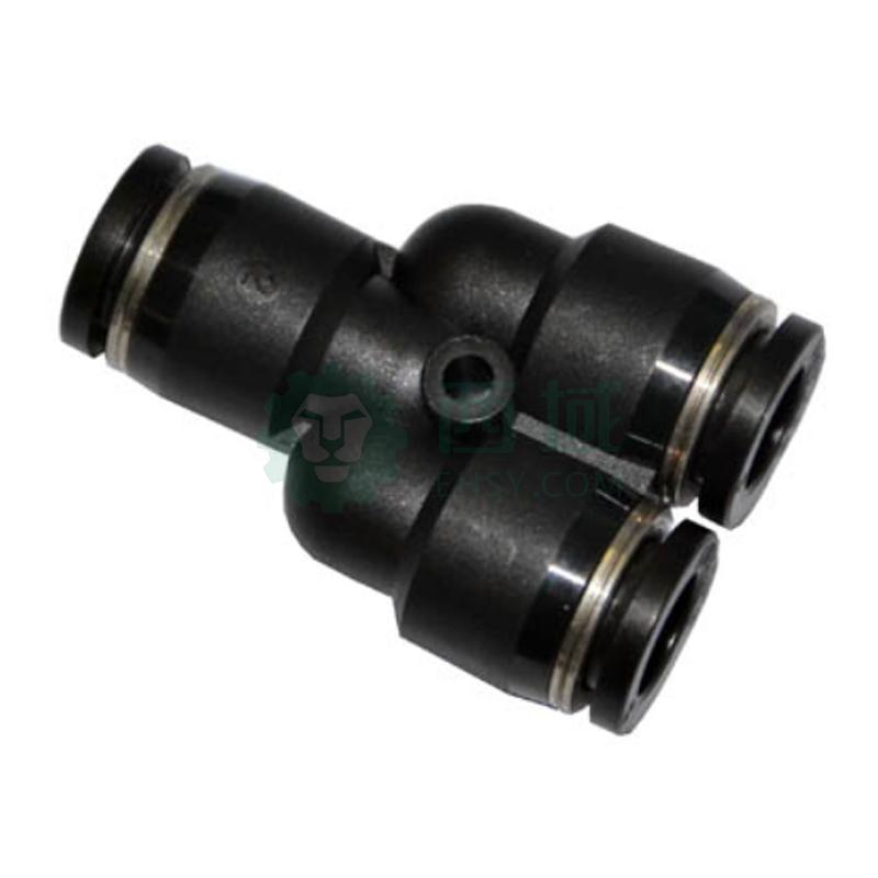 亚德客/AirTAC 气管接头，PY8D 型三通接头，黑色 售卖规格：1个【多少钱 规格参数 图片 采购】-西域