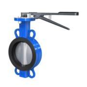 远大阀门 衬胶对夹蝶阀，D71J-10Q，DN100，球墨铸铁阀体、蝶板，三元乙丙阀座【多少钱 规格参数 图片 采购】-西域