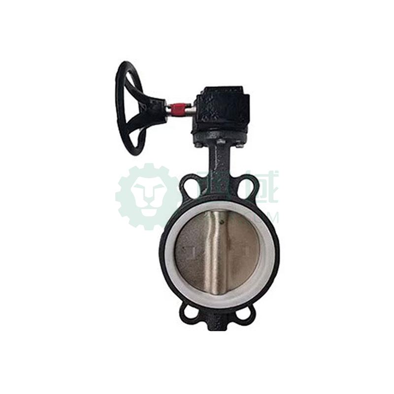 加能 涡轮蝶阀，D371F-10C DN250 对夹式接口铸钢阀体聚四氟乙烯PTFE阀座普通轴适用温度＜80℃ 售卖规格：1台【多少钱 规格参数 图片 采购】-西域