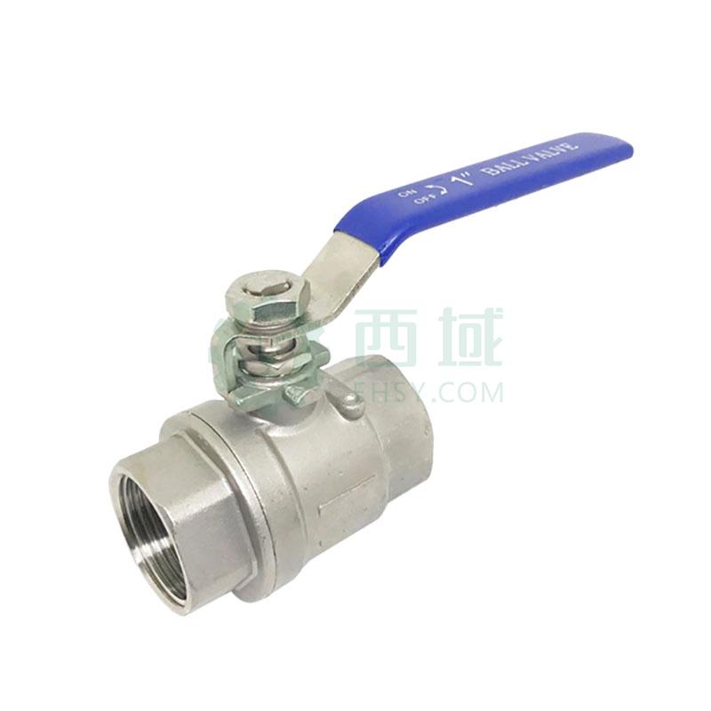 远洋阀门 304不锈钢二片式内螺纹球阀，Q11F-16P DN50 两片式内螺纹内螺纹 售卖规格：1台【多少钱 规格参数 图片 采购】-西域