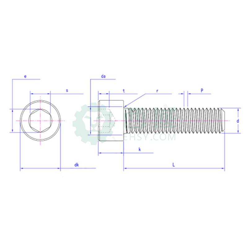 镁沃，内六角圆柱头螺钉，GB/T70.1 12.9级 SCM435，M20X70mm，个【多少钱 规格参数 图片 采购】-西域