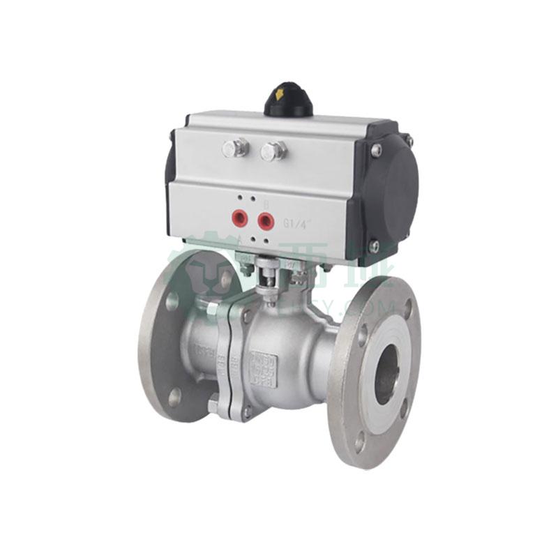 风雷 气动球阀，Q641F-16P DN100双作用，材质CF8，不含三联件【多少钱 规格参数 图片 采购】-西域