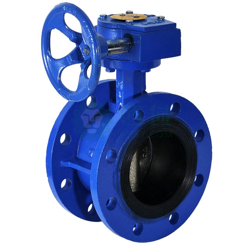 百普阀门 球墨铸铁软密封304不锈钢阀板法兰蝶阀,D341XP-16Q,DN100,法兰连接【多少钱 规格参数 图片 采购】-西域