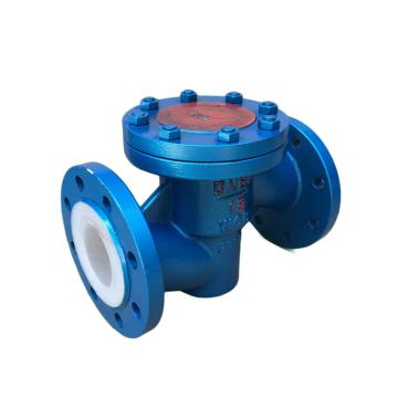 百普阀门 FEP衬全氟耐酸碱耐腐蚀升降式止回阀，H41F46-10C DN125 法兰连接 售卖规格：1台【多少钱 规格参数 图片 采购】-西域