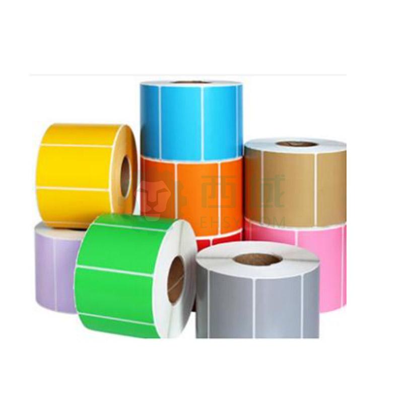 邺码科 彩色铜版纸不干胶标签100mm*40mm（浅黄 PANTONE 102C），小管芯（管芯直径25mm），10卷起订【多少钱 规格参数 ...