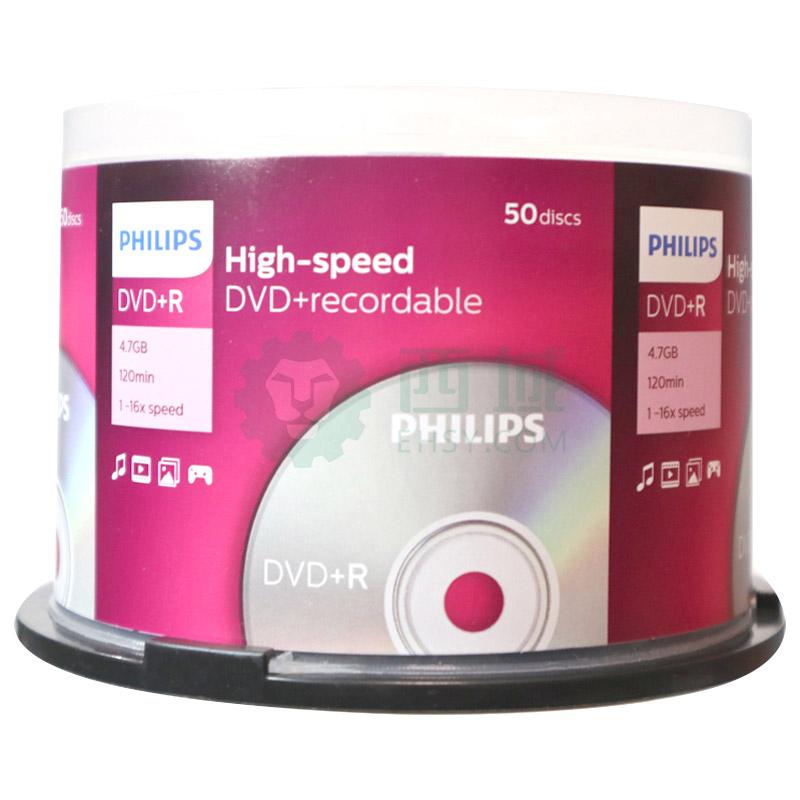飞利浦/PHILIPS 光盘，4.7G/16X(50片筒装) DVD+R 银色 售卖规格：1个【多少钱 规格参数 图片 采购】-西域