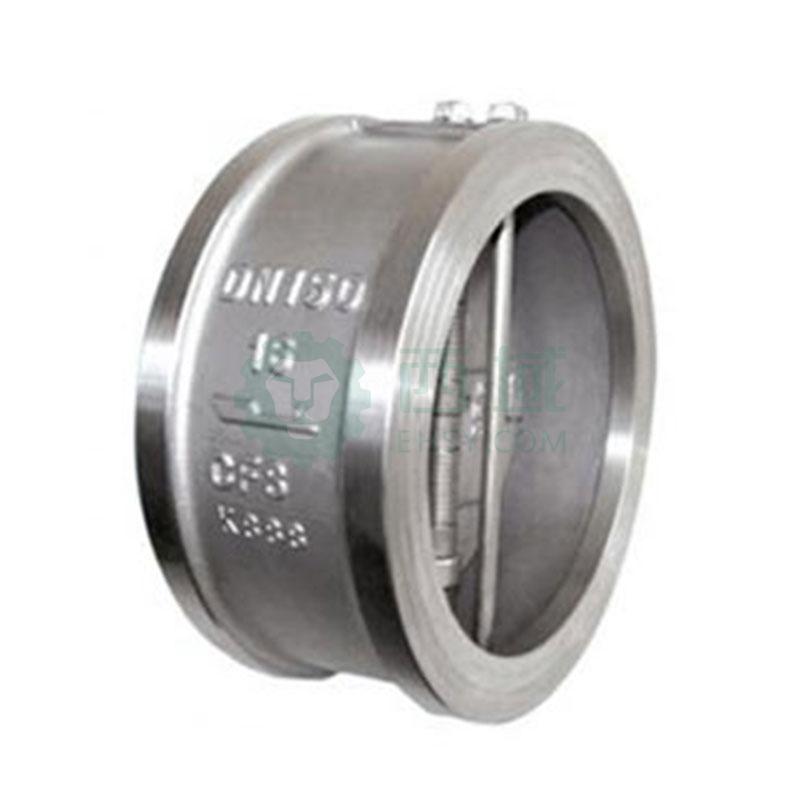 加能 不锈钢304对夹蝶式止回阀，H76W-16P DN350，配套碳钢反法兰、连接螺栓组件、金属缠绕垫片【多少钱 规格参数 图片 采购】-西域