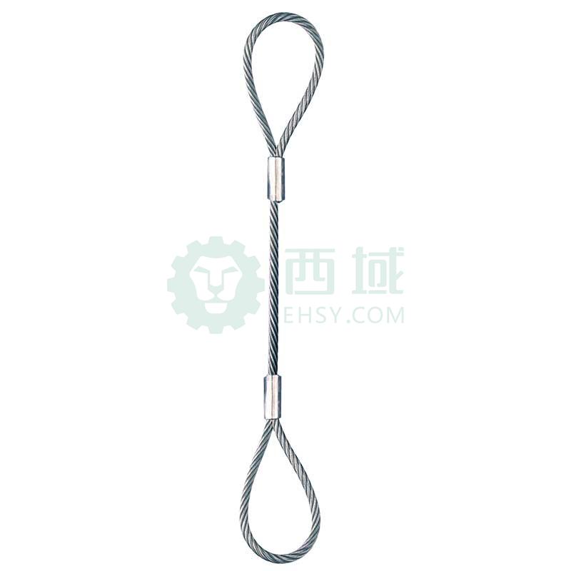 萨佩姆 压制钢丝绳索具，SPM01-1161 01 额定载荷2.7T，钢丝绳直径16mm，使用长度1m 售卖规格：1个【多少钱 规格参数 图片 ...