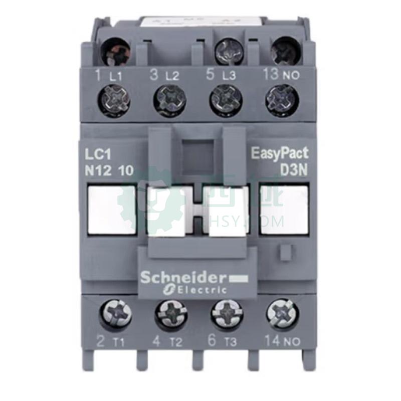 施耐德电气 EasyPact D3N（LC1N）系列三极交流控制接触器，LC1N1210M5N 12A，220V50Hz，1NO 售卖规格：1 ...
