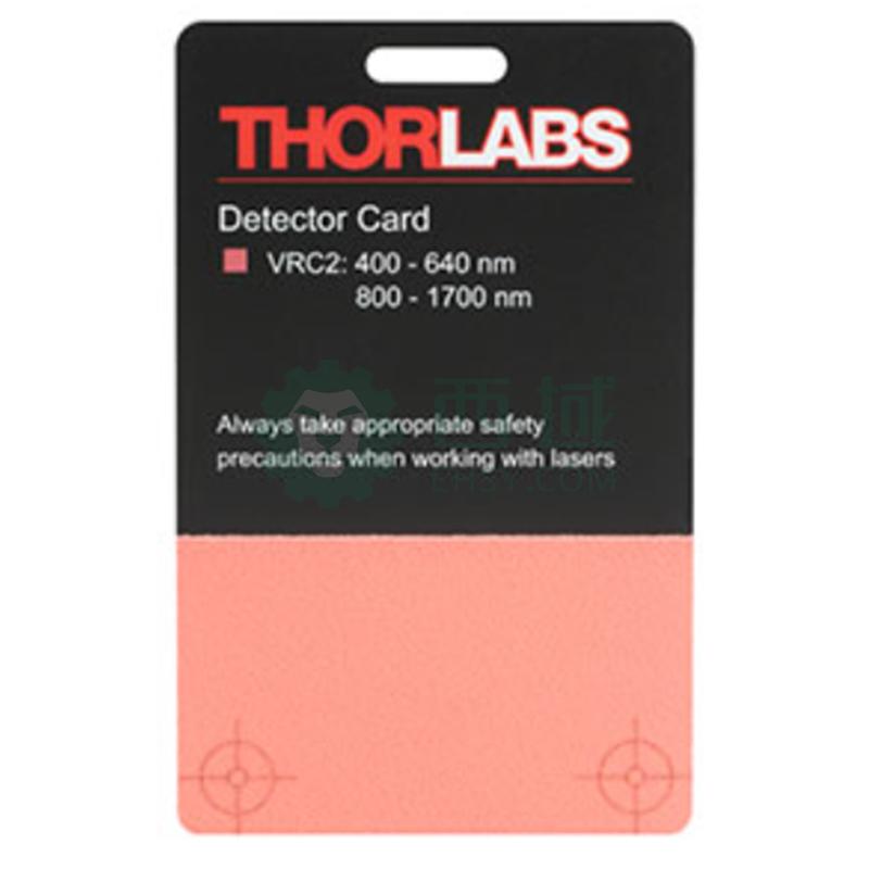 THORLABS 紫外/可见光观察卡，VRC2【多少钱 规格参数 图片 采购】-西域