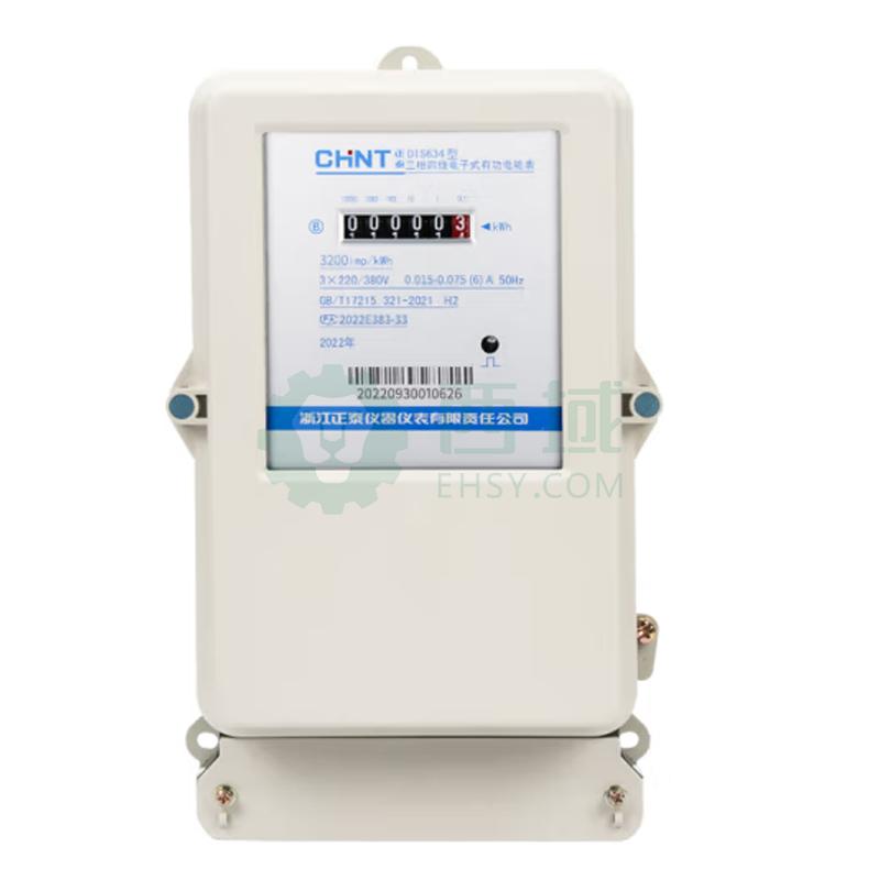 正泰 三相四线电子表，DTS634 220/380V 0.075(6)A B级 LCD 红外485昆仑【多少钱 规格参数 图片 采购】-西域