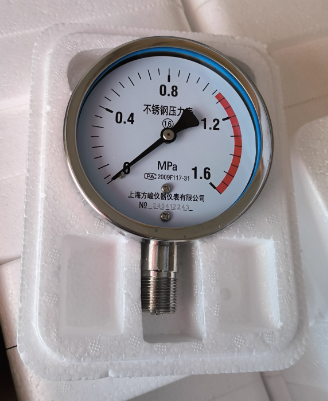 FJZD 不锈钢压力表，316 YB-100 0-1.6MPa M20*1.5，G1/2 1/4 1.6级【多少钱 规格参数 图片 采购】-西域