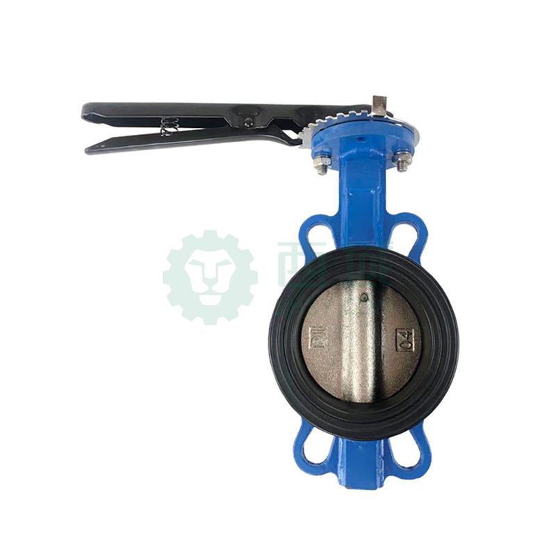 百普 球墨铸铁阀体304不锈钢阀板手柄对夹蝶阀，D71XP-16Q-DN80 售卖规格：1台【多少钱 规格参数 图片 采购】-西域