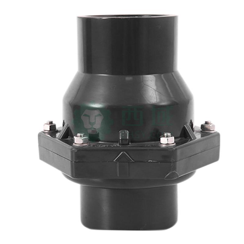 三佑塑业 UPVC止回阀 翻板止回阀，UPVC，φ110mm/DN100 翻板 售卖规格：1台【多少钱 规格参数 图片 采购】-西域