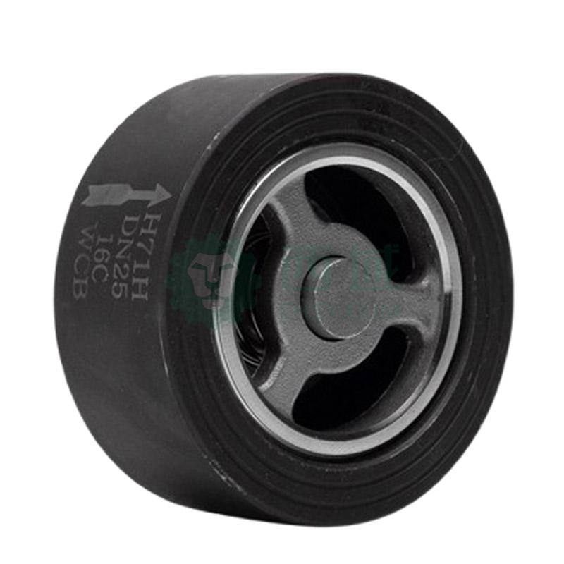 谦华智科 碳钢弹簧对夹式加厚单向止逆止回阀，H71H-16C-DN50：公称通径2寸-耐压力PN16 售卖规格：1个【多少钱 规格参数 图片 采购】-西域