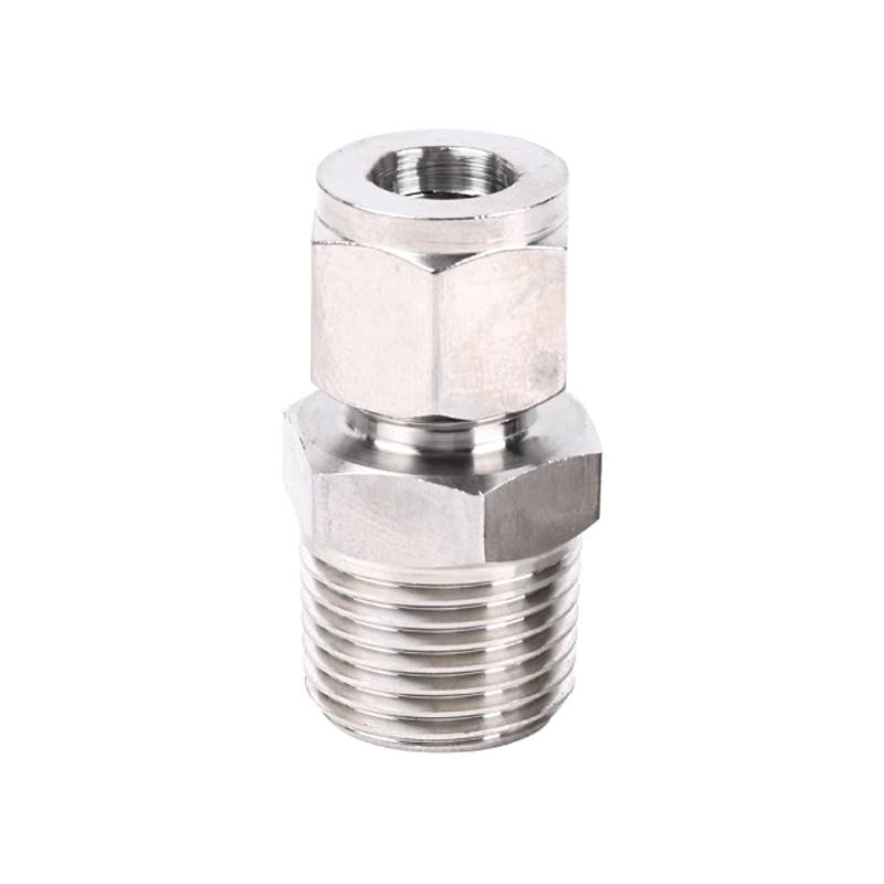 VRK 304不锈钢卡套直通接头(NPT螺纹)，NPT3/4-Φ8mm 售卖规格：1个【多少钱 规格参数 图片 采购】-西域