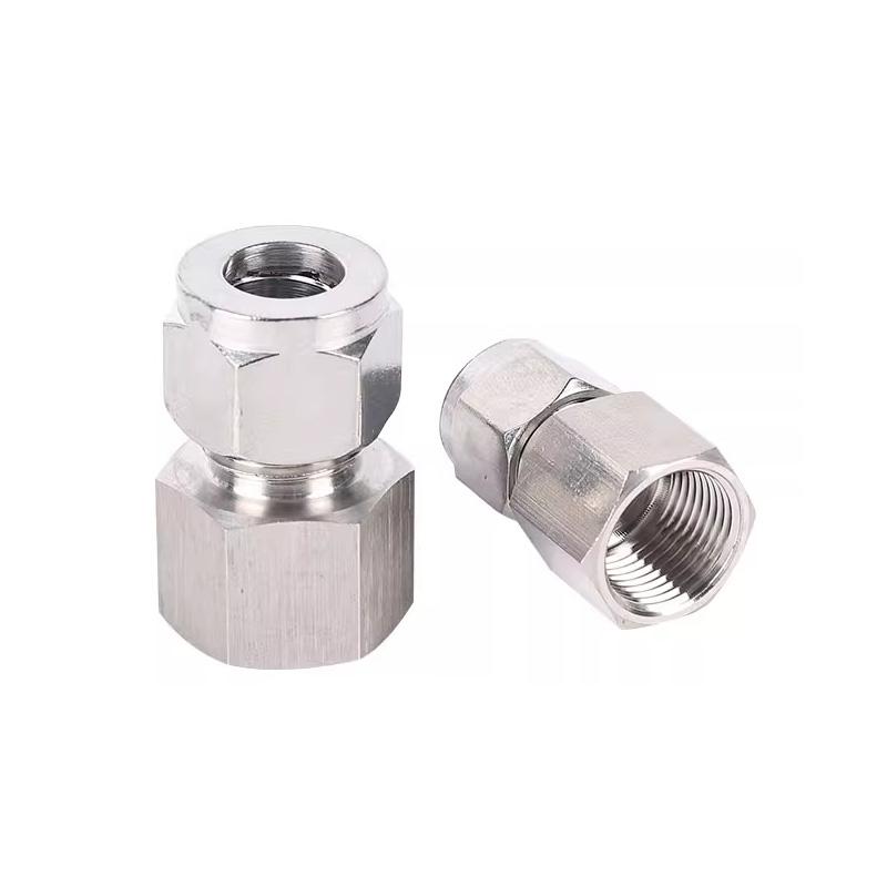 VRK 304不锈钢卡套内丝直通接头，G1/8-Φ3/8 售卖规格：1个【多少钱 规格参数 图片 采购】-西域