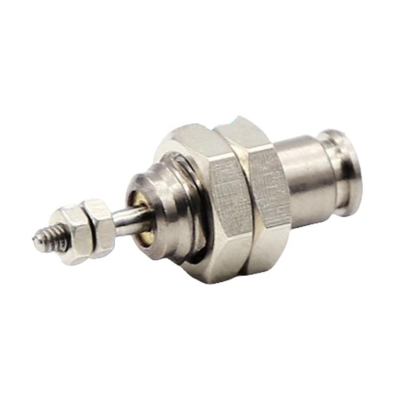 谦华智科 微型迷你外螺纹单作用针型气缸，CJPB10-5 缸径10mm-行程5mm，进气孔内螺纹M5×0.8，活塞杆外螺纹M4×0.7 售卖 ...